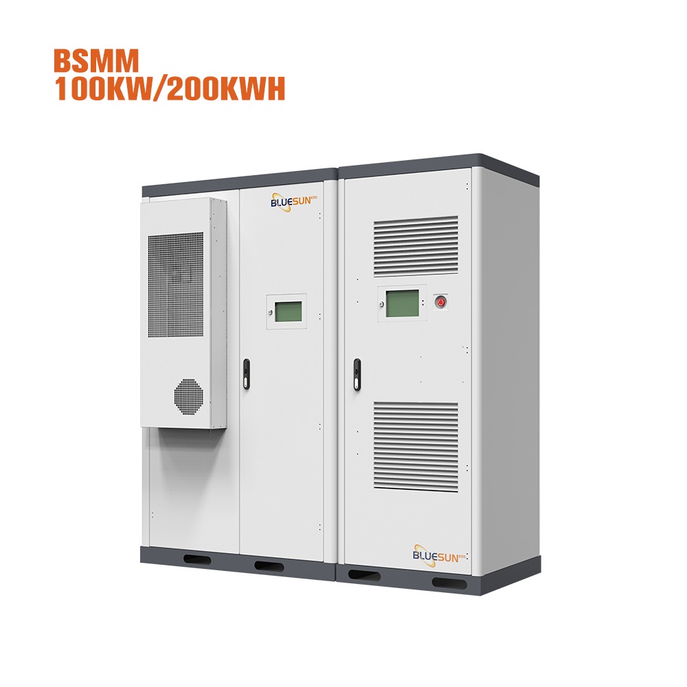 200kWh Batteries with 100kW PCS Commercial Energy Storage – Bluesun Solar