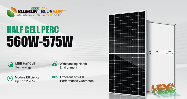 Bluesun 560W 565W 570W Solar Panels Top Quality from China’s Leading ...